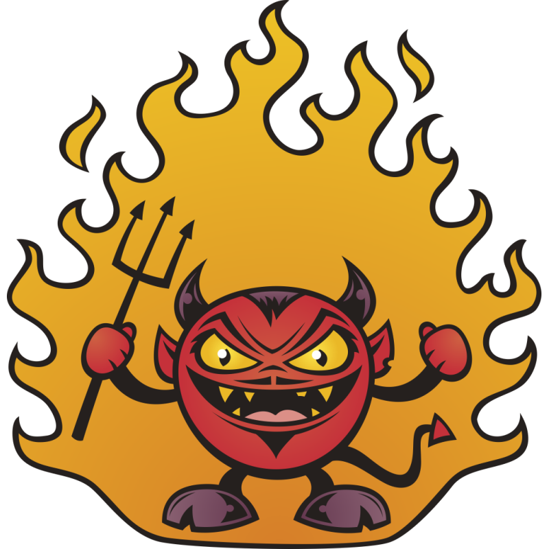 Autocollants et Stickers Diables et démons | Stickers-garage.com